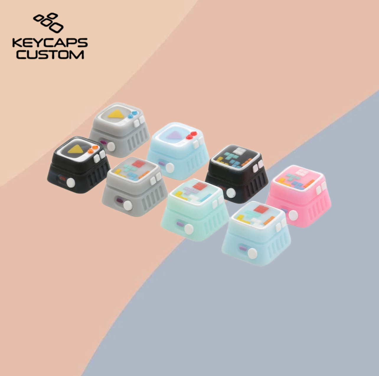 Cream Memory Television Game Machine Resin Manual Personality Artisan ...