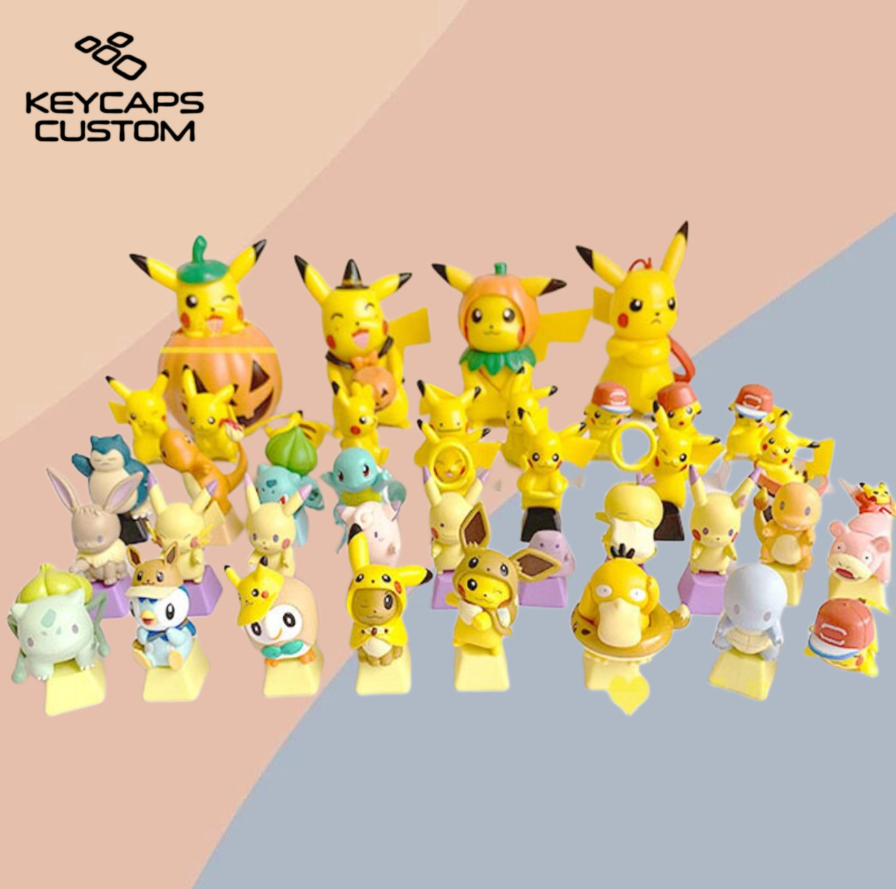 Pokemon Cartoon Anime Modeling Resin for R4 Keycap