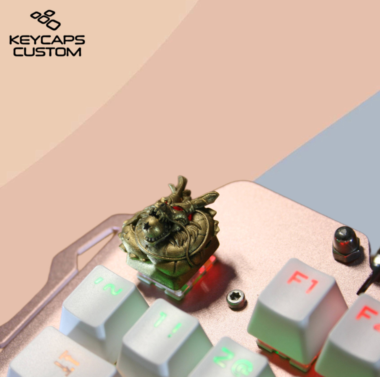 Stereoscopic Metallic Dragon Ball Keycaps Resin Keycap
