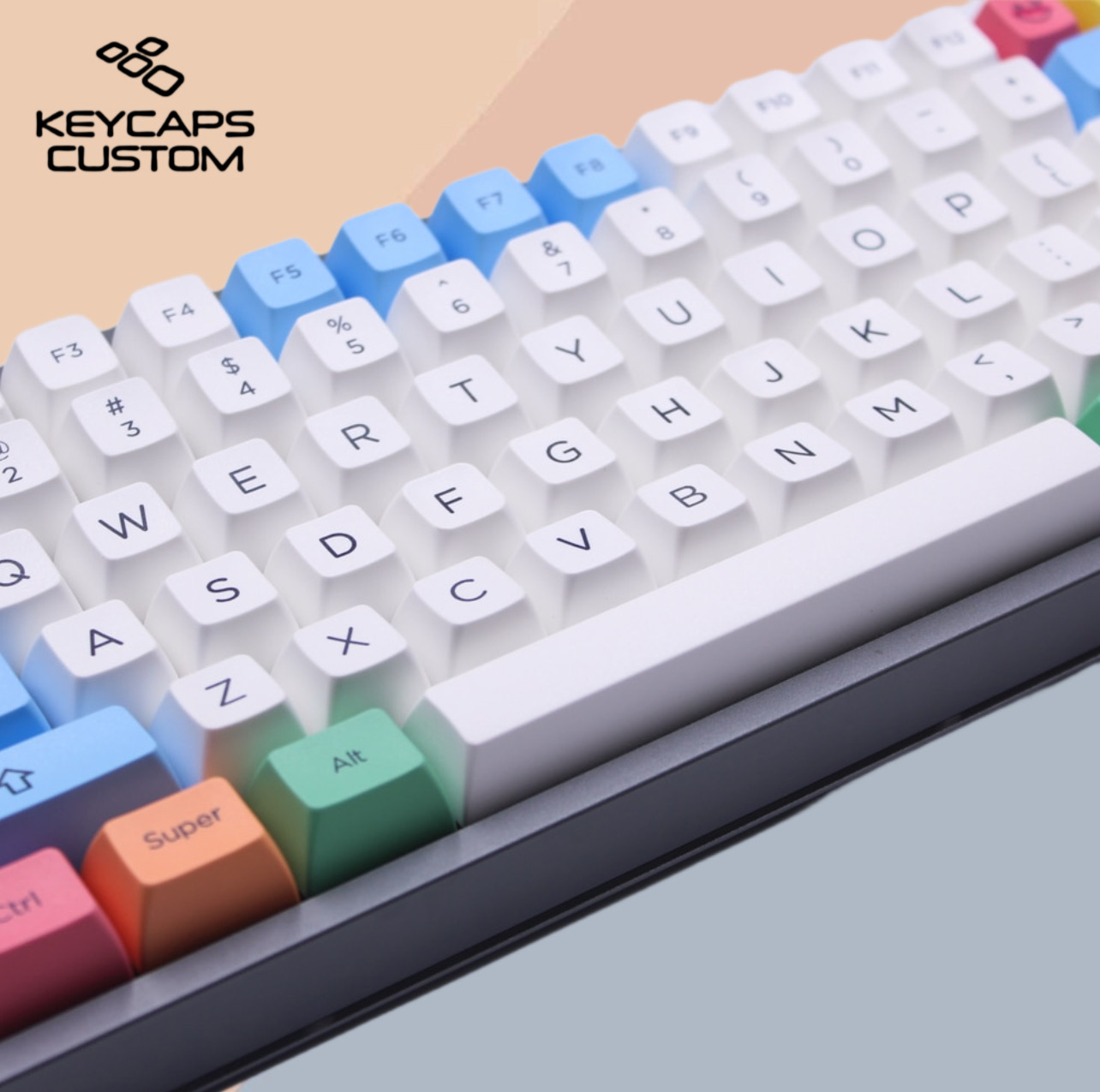 G-MKY Dye-Subtion Keycaps SA Chalk Colorway Keycap Set