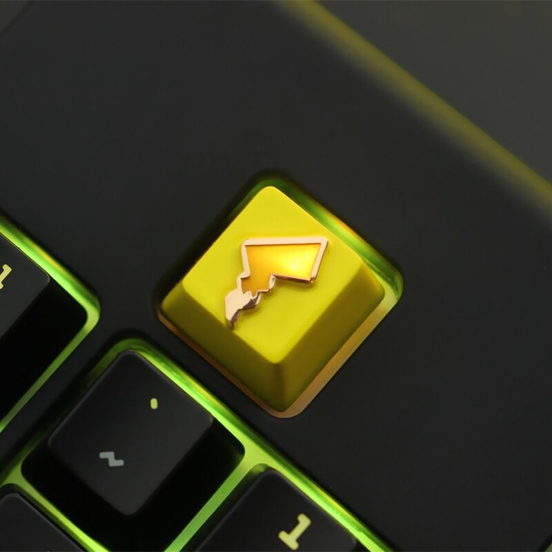 Metal Pikachu Tail Aluminum Alloy Backlight R4 profile