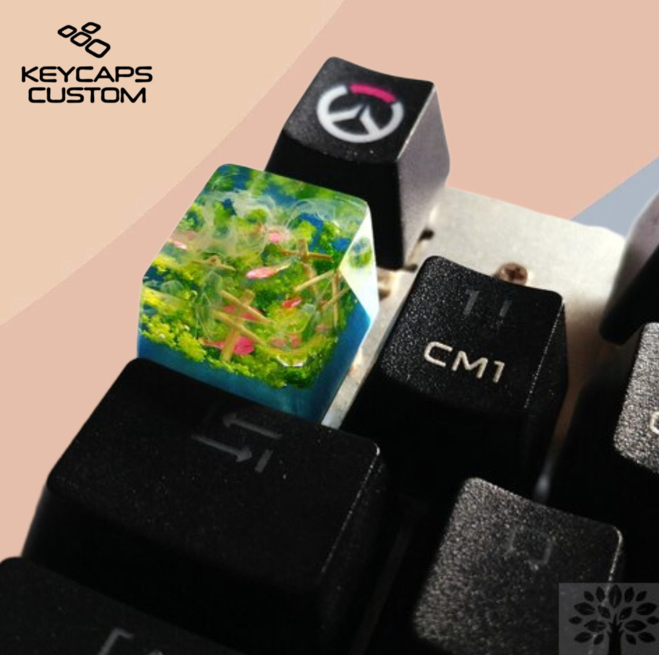 Handmade Resin And Wooden World Resin SA Profile Artisan Keycap