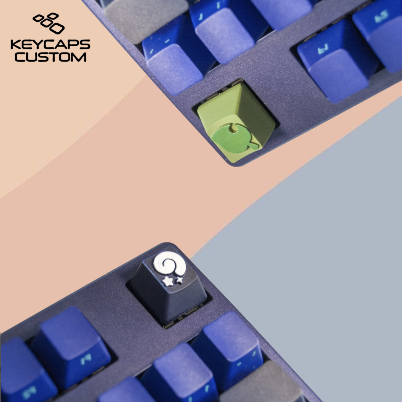 AC Inspired Artisan Keycaps set of 2 for Cherry MX Mechanical Gaming ...