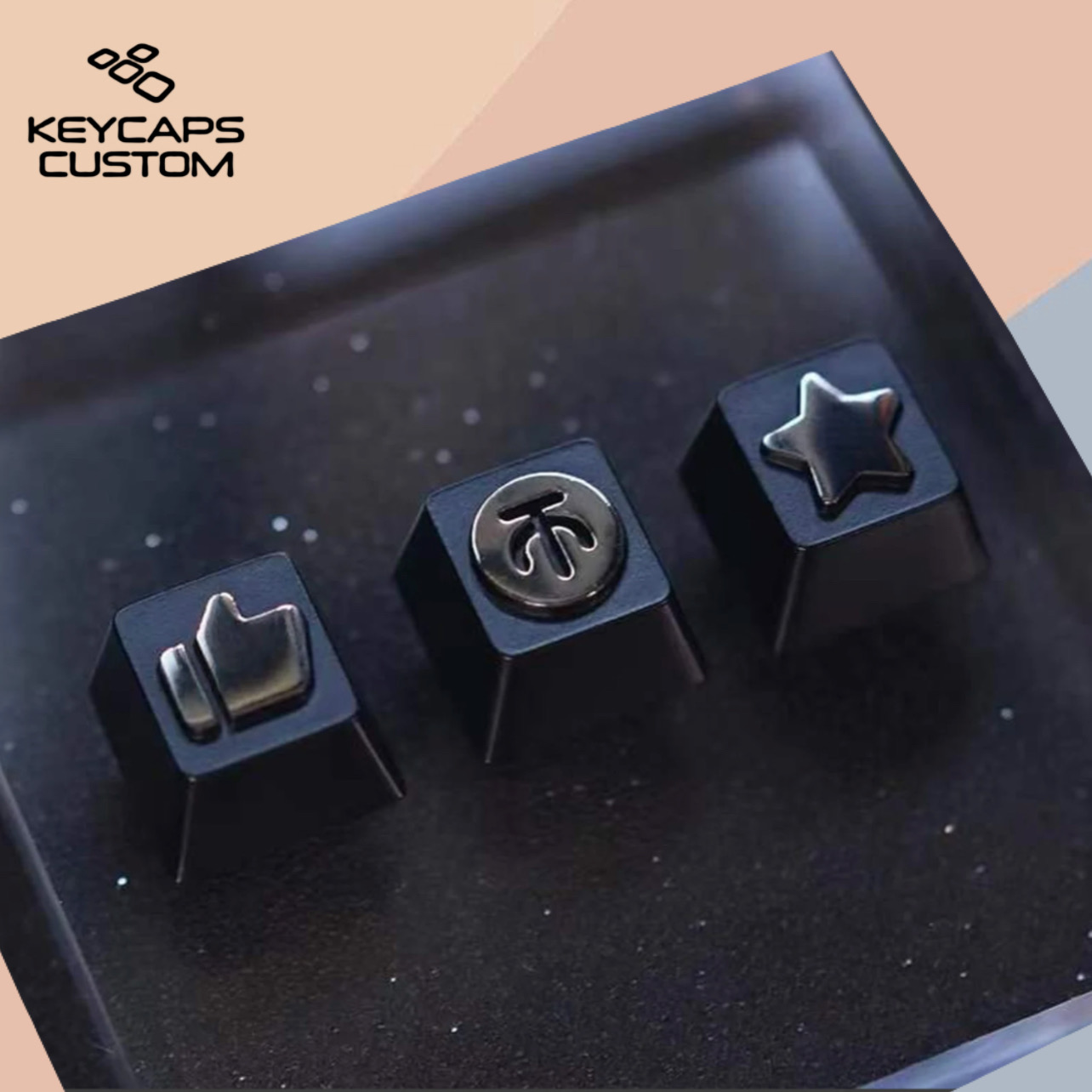 Star, Like, Kudos(币) Inspired Keycap for MX Mechanical Keyboard