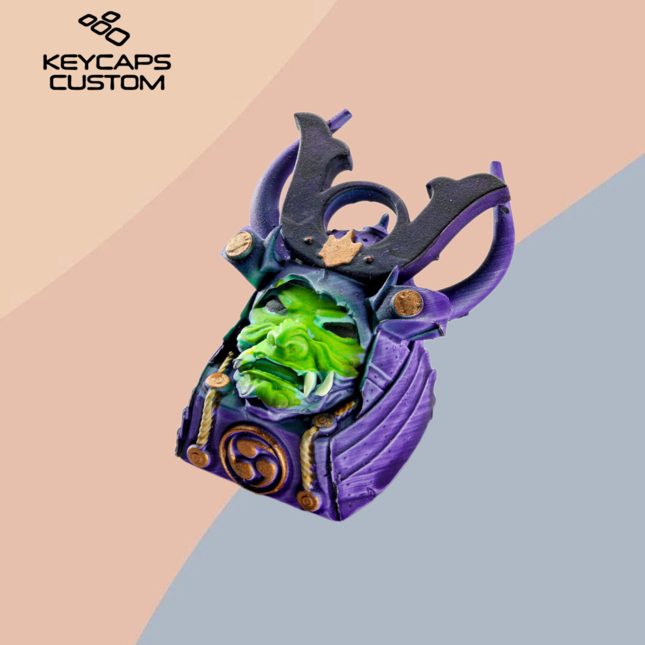 Purple Mask Artisan Keycap For Cherry MX Mechanical Gaming Keyboard