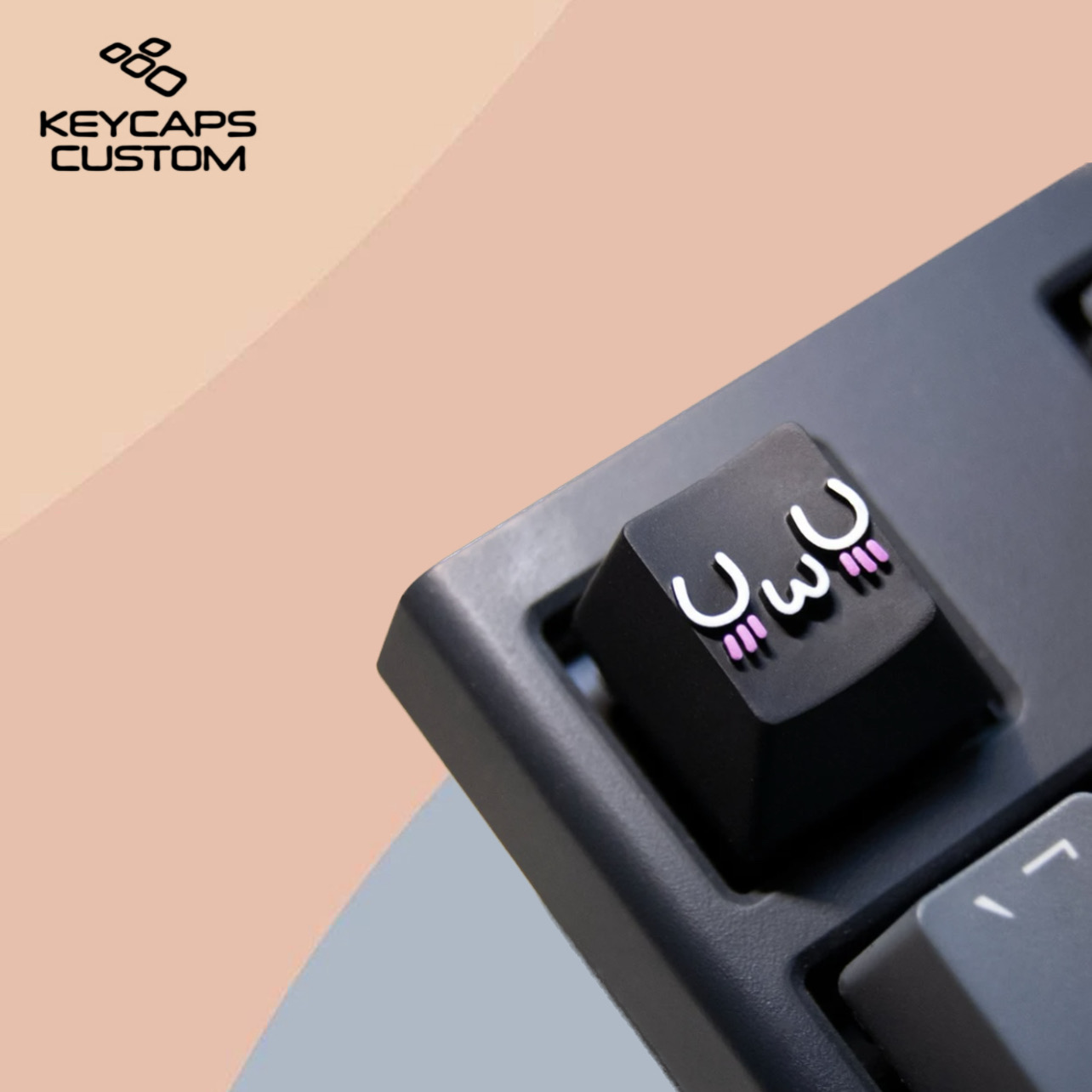 UwU key Artisan Keycap for Cherry MX Keycap Mechanical Gaming Keyboards
