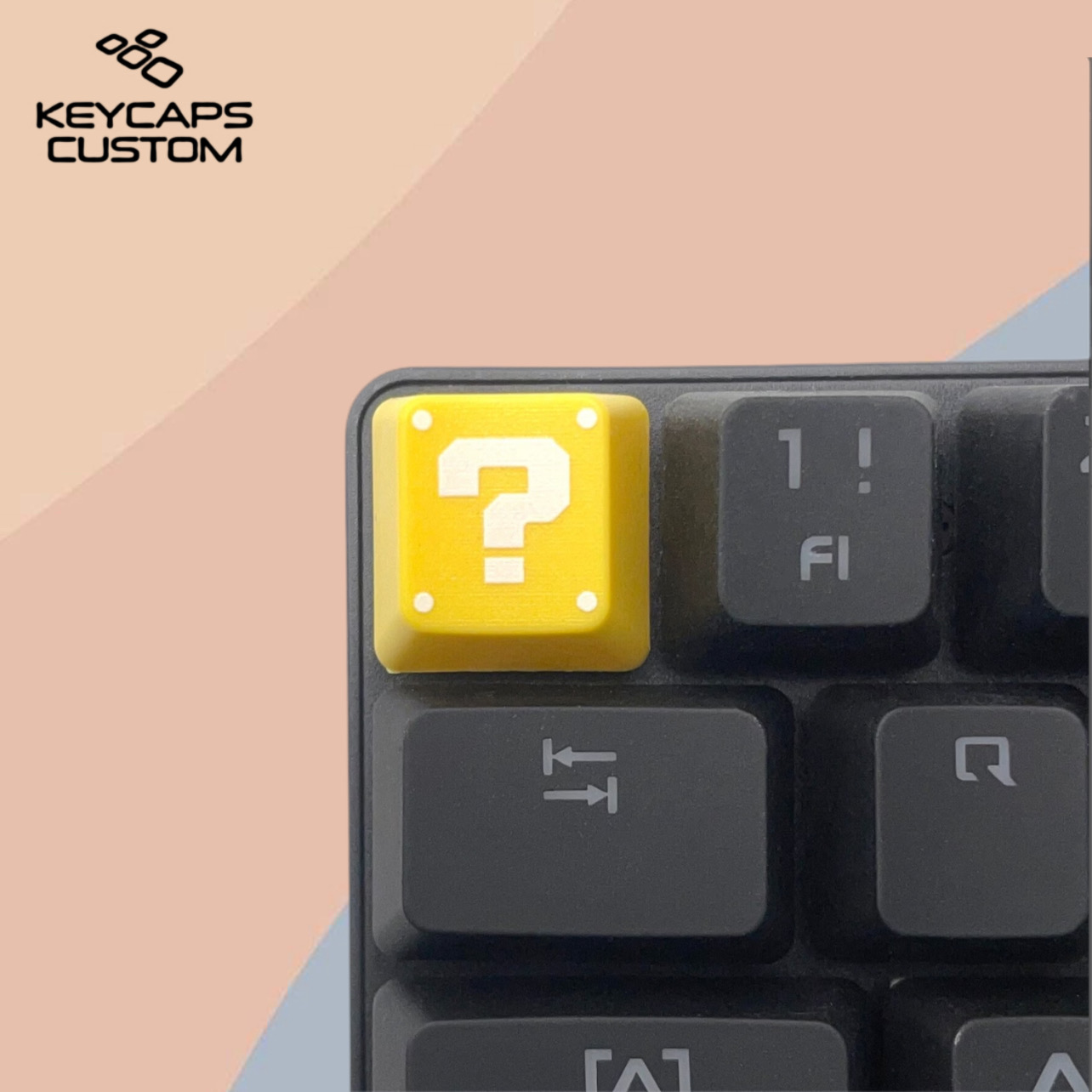 Mario Question Block Artisan Keycap Set Cherry MX Mechanical Gaming ...