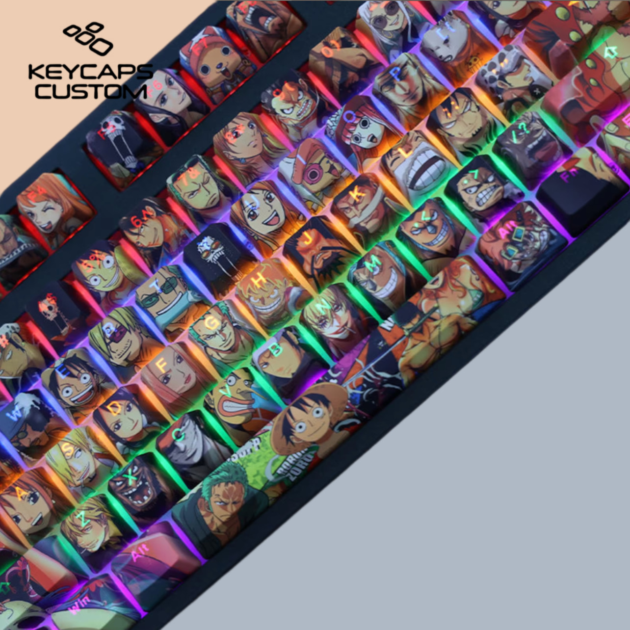 One Piece Theme Keycaps for Mechanical Keyboard