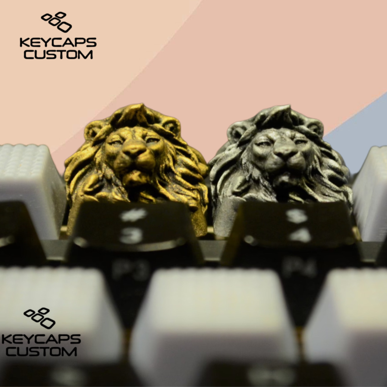 Noble Lion - Artisan Custom Cherry MX Keycap