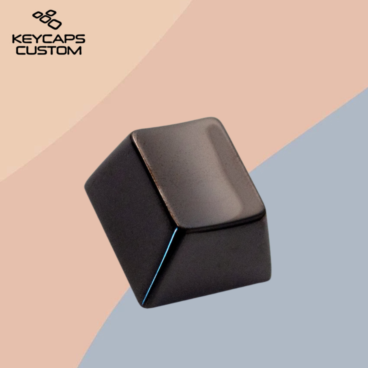 Black Plated Solid Steel Artisan Metal Keycap Cherry MX Mechanical Gaming