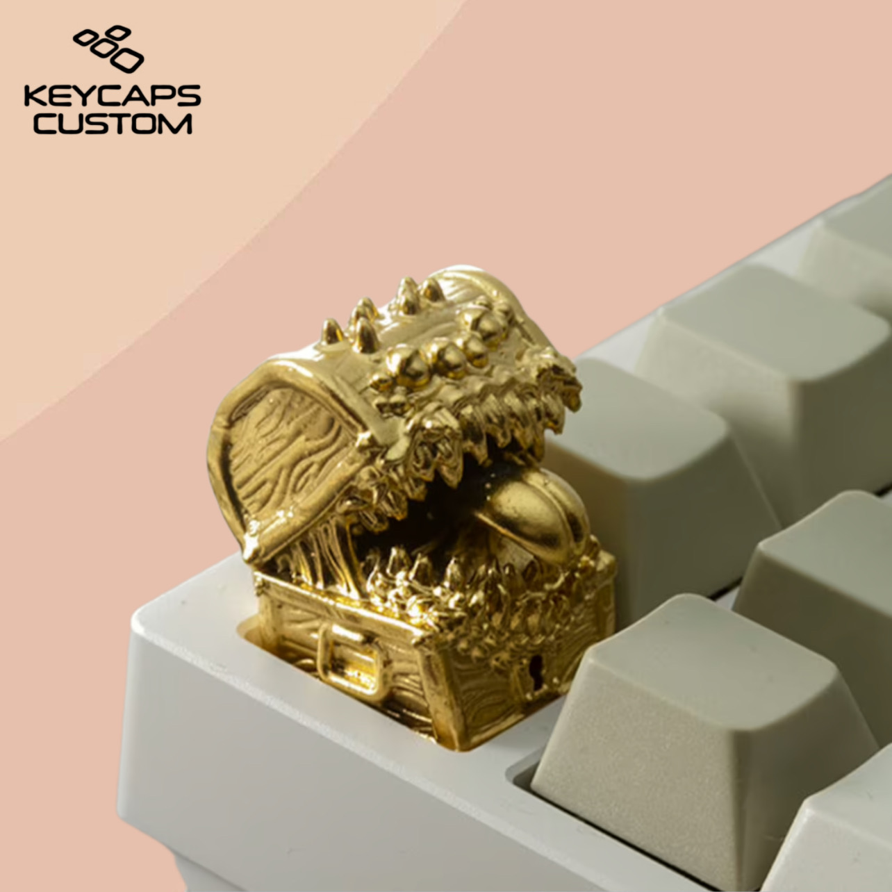 Custom Premium Golden MIMIC Keycap for Cherry MX Mechanical Gaming Keyboard