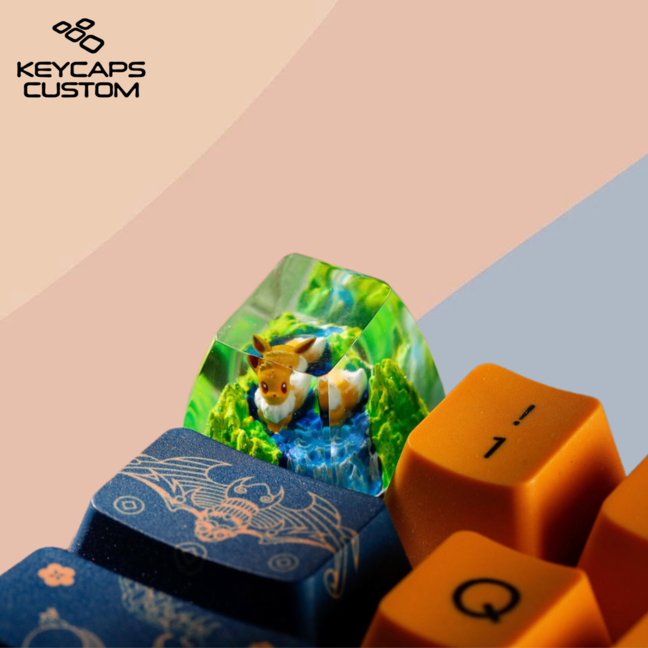 Eevee Pokemon keycap for Mechanical Keyboard