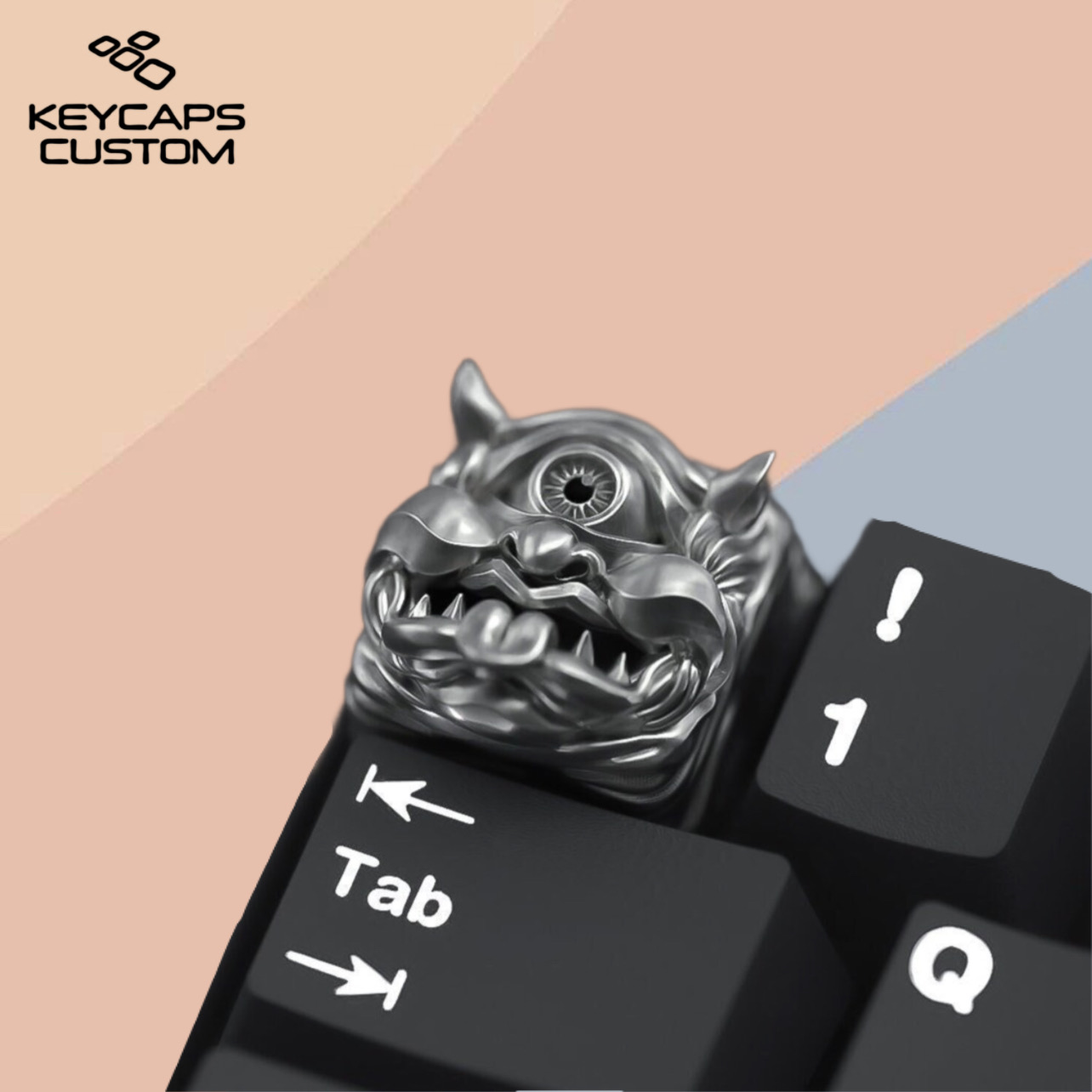 Premium Solid Sterling Silver Cyclopes Keycap for Cherry MX Mechanical ...