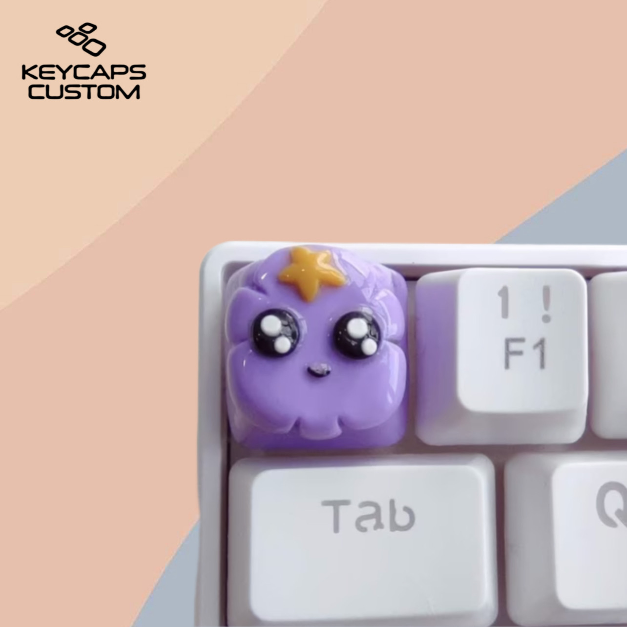 Lumpy Space Princess Adventure Time Artisan Keycaps for Mechanical Keyboard