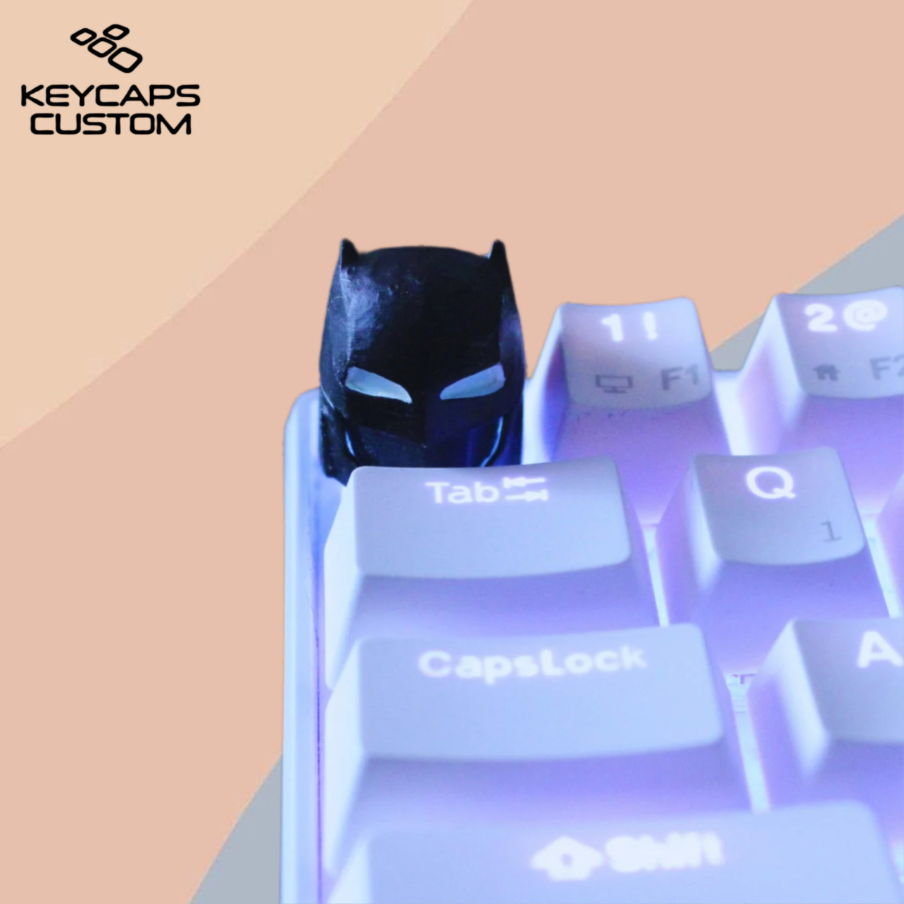 Batman Keycap Handmade Resin Keycap for Mechanical Keyboard