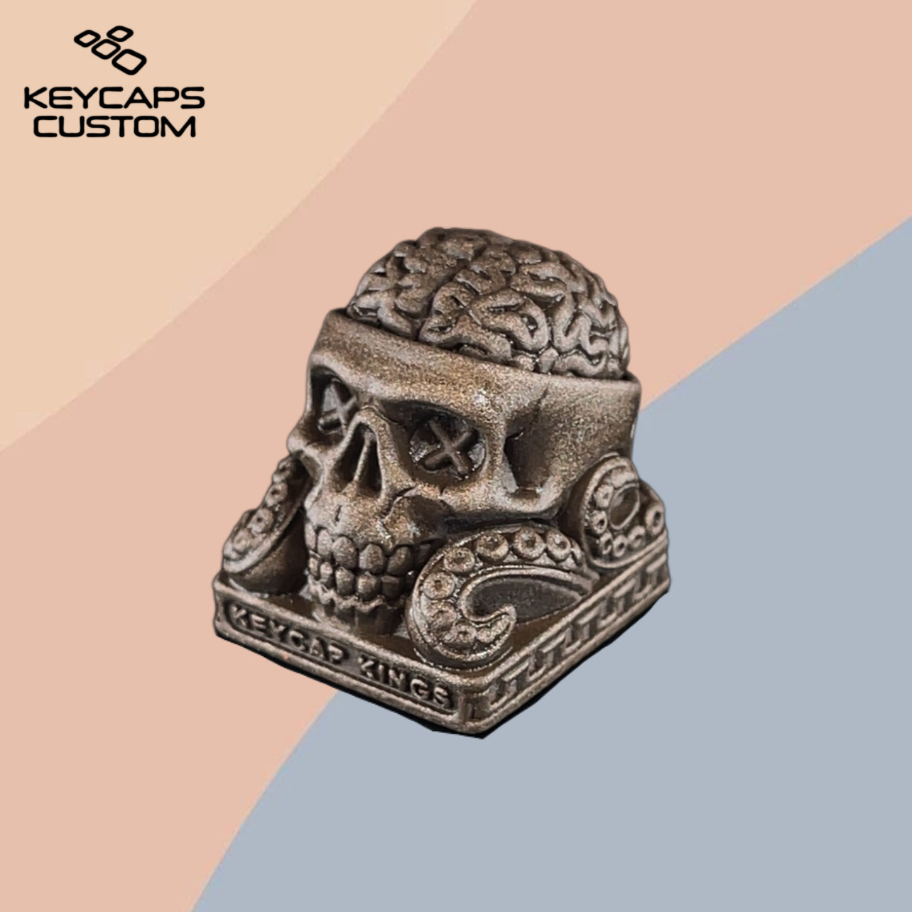 Antique Series Octo Skull Braniac Artisan Keycap for Cherry MX ...