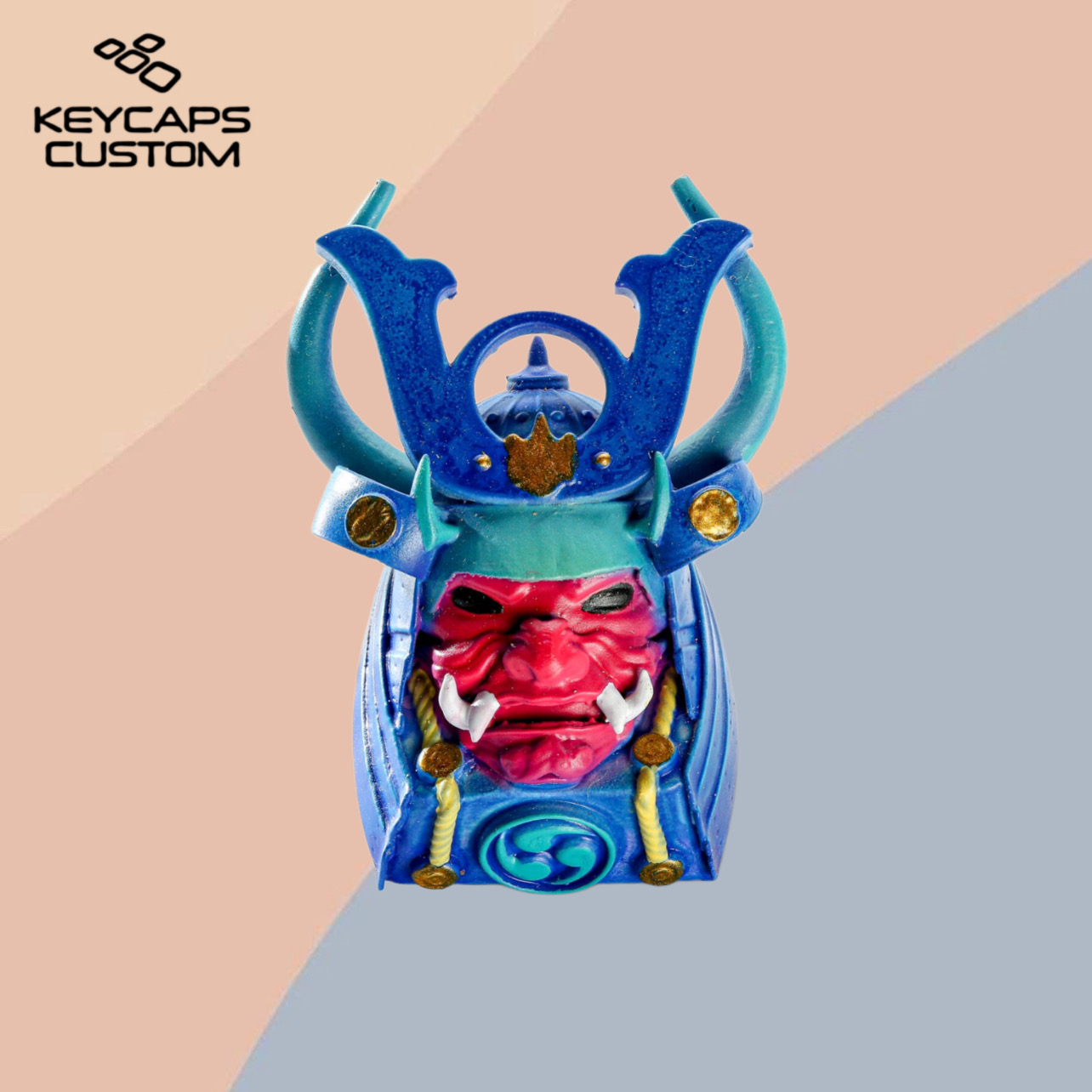 Blue Mask Artisan Keycap For Cherry MX Mechanical Gaming Keyboard