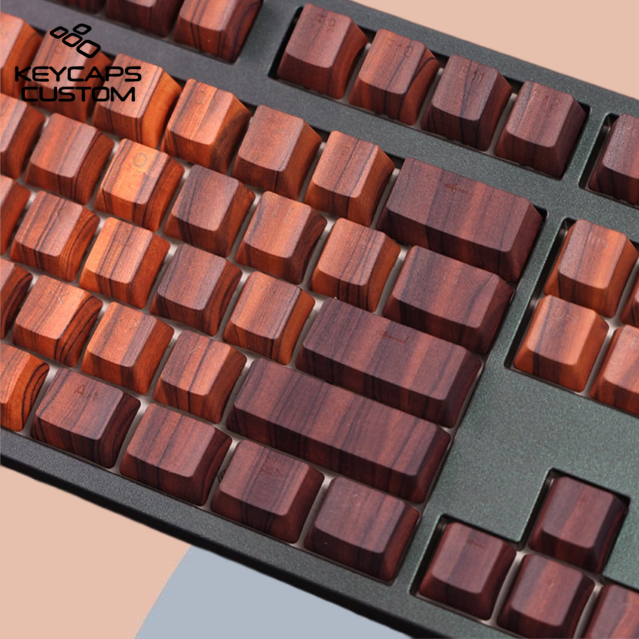Wood grain Theme PBT Keycaps set for Mechanical Keyboard