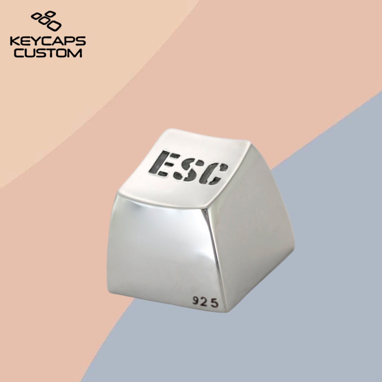 Premium Solid Sterling Silver ESC SA Profile Keycap for Cherry MX ...