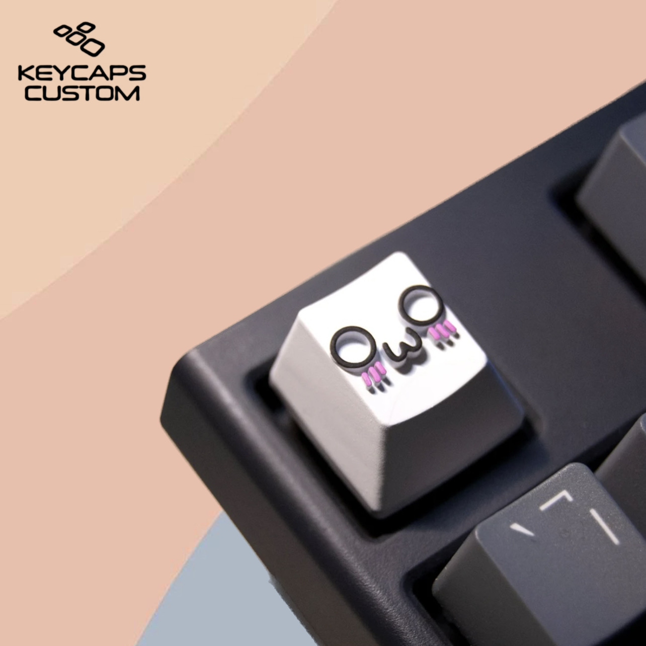 OwO key Artisan Keycap for Cherry MX Keycap Mechanical Gaming Keyboards