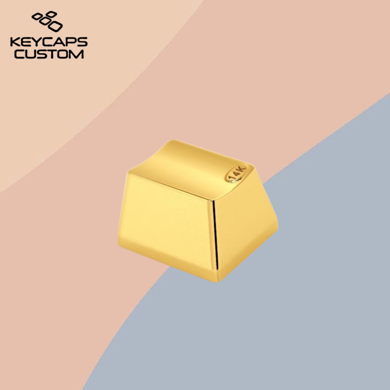 SOLID 14K Yellow Gold Premium Keycap for Cherry MX Mechanical Gaming ...