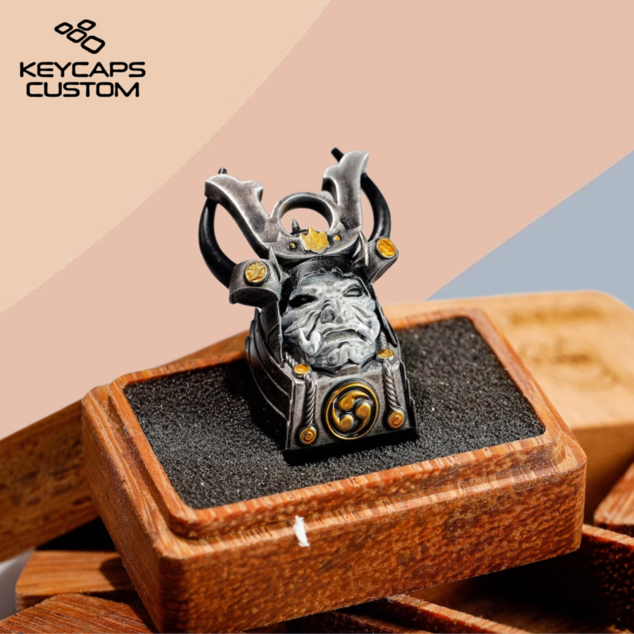 "Metal" Mask Artisan Keycap For Cherry MX Mechanical Gaming Keyboard