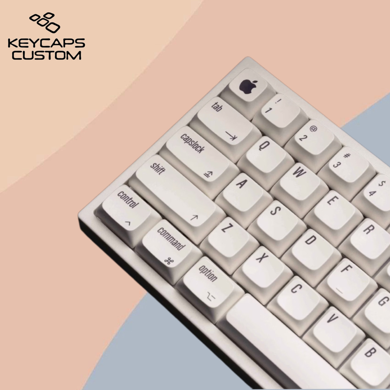 Cool Retro Mac XDA PBT Japanese Keycap Set for Mechanical Keyboard