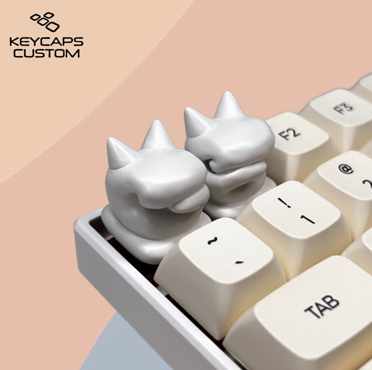 Knuckles Artisan Keycaps (left and right) - Sonic the Hedgehog - For MX ...