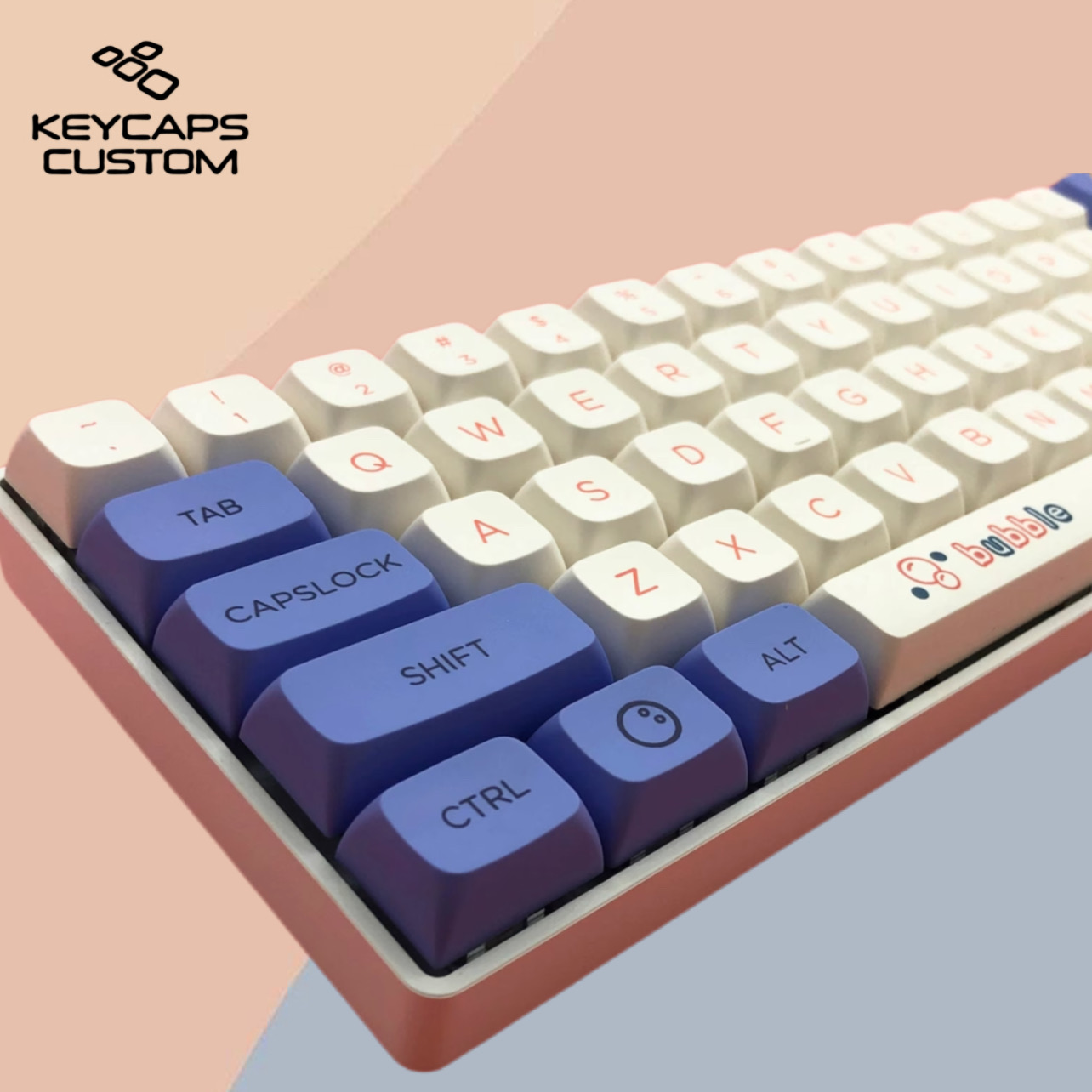 Bubble Theme PBT XDA Keycap Set for Mechanical Keyboard