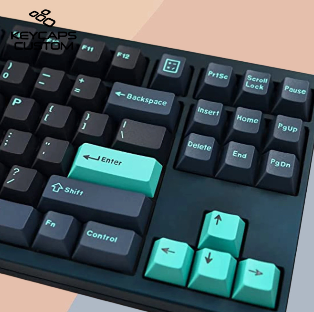 Dark Tech PBT Double Shot Key Cap Set for Cherry Mx Switches Mechanical ...