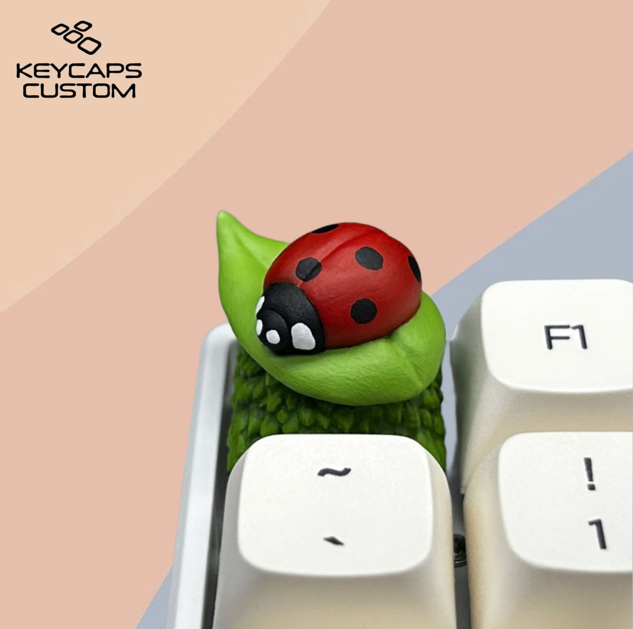 Ladybug Artisan Keycap for MX Style Keyboard