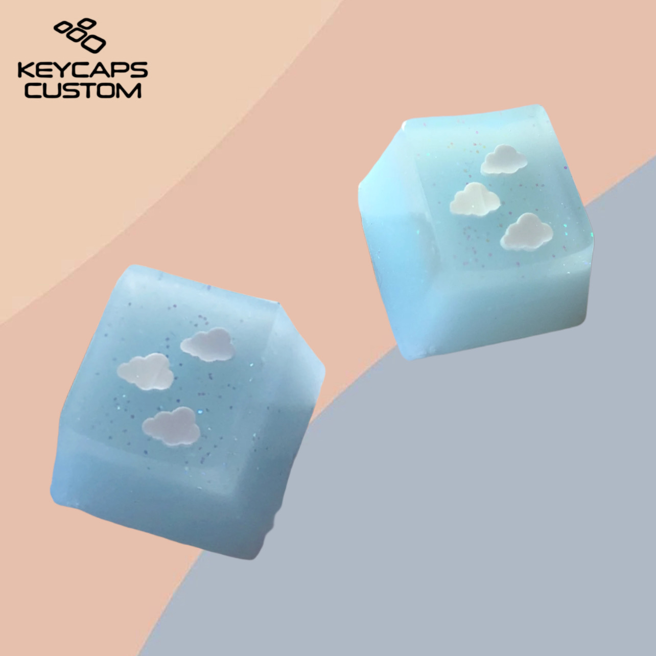 Clouds Resin Artisan Keycap