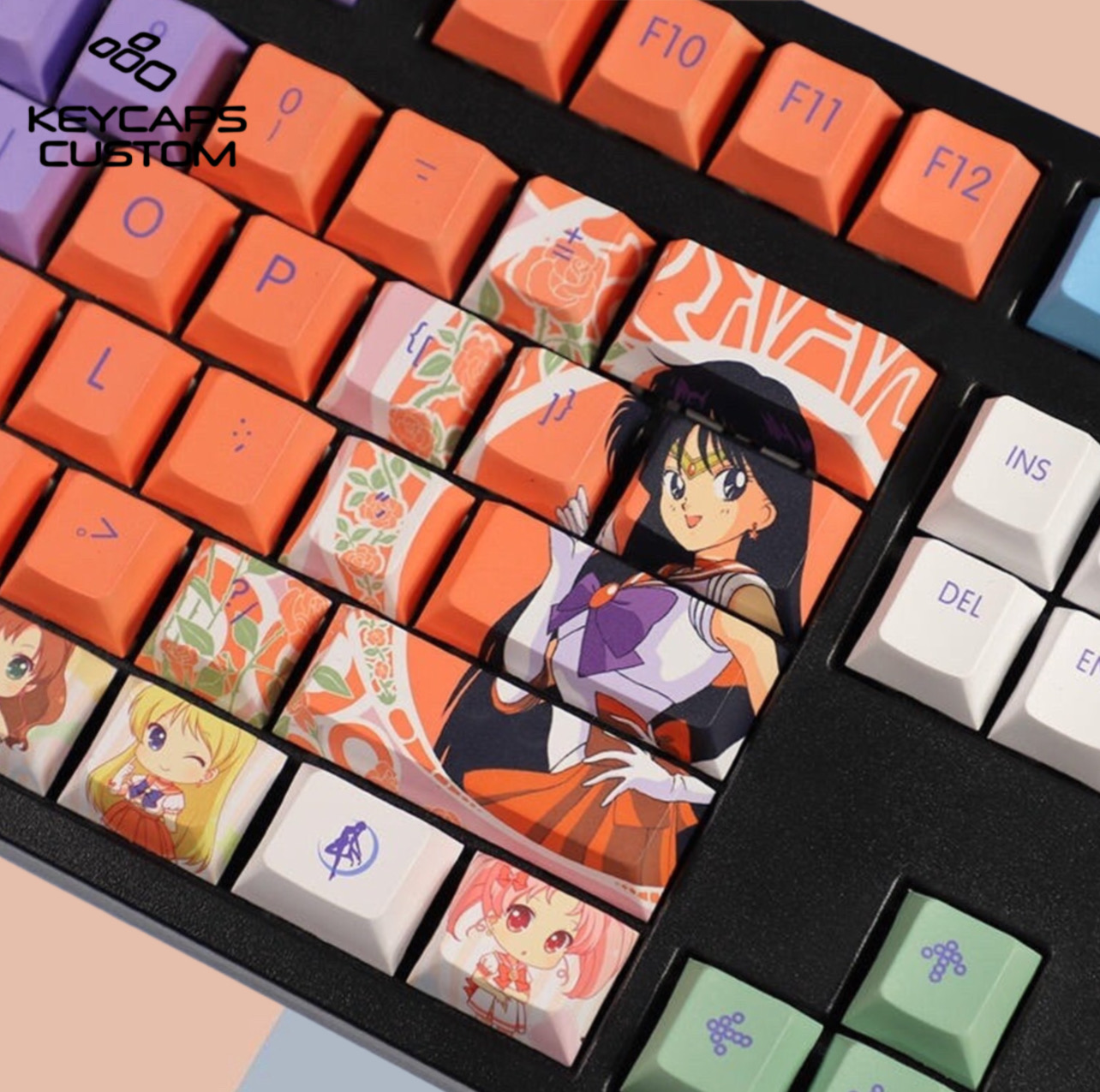 Anime Sailors Theme For Keycaps Set Mechanical Keyboard