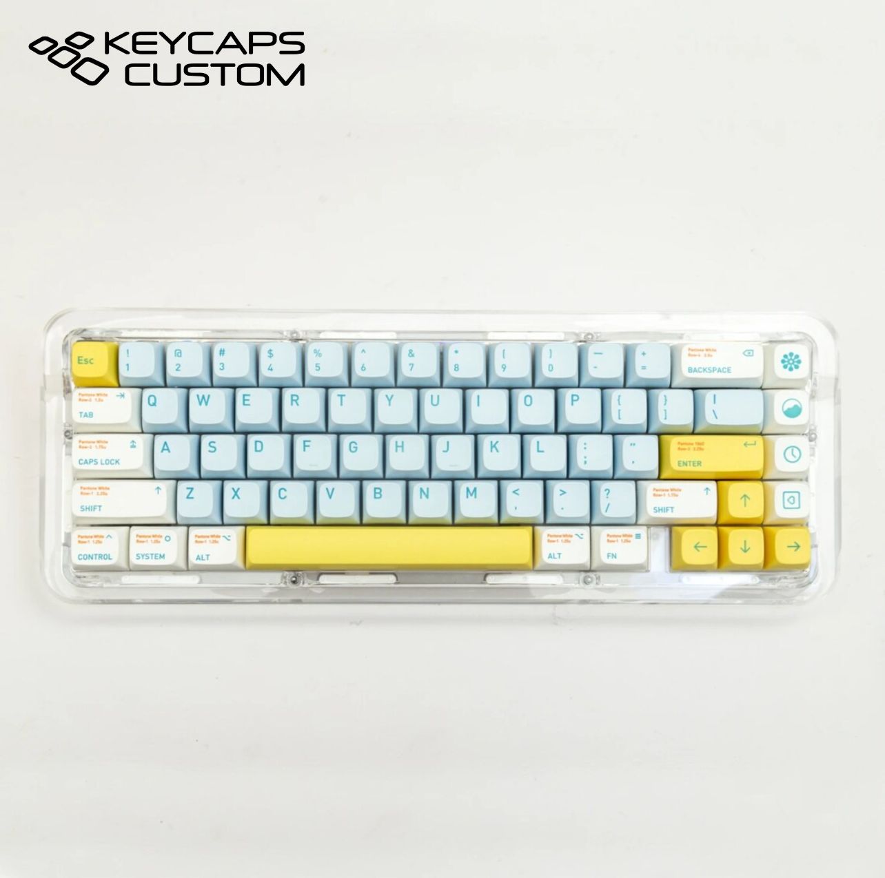 Baby Blue Shallow Dreams Keycaps 135 Keys PBT Dye Sublimation XDA ...