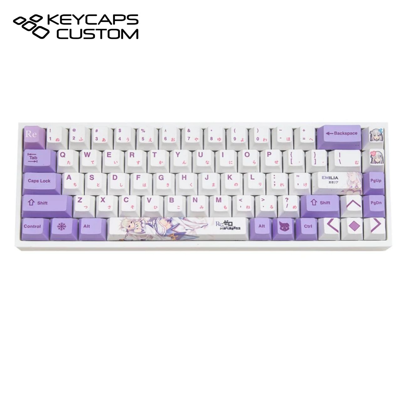 130PCS Amelia Theme Keycaps ,Kawaii Japanese Anime Keycaps, Cherry ...