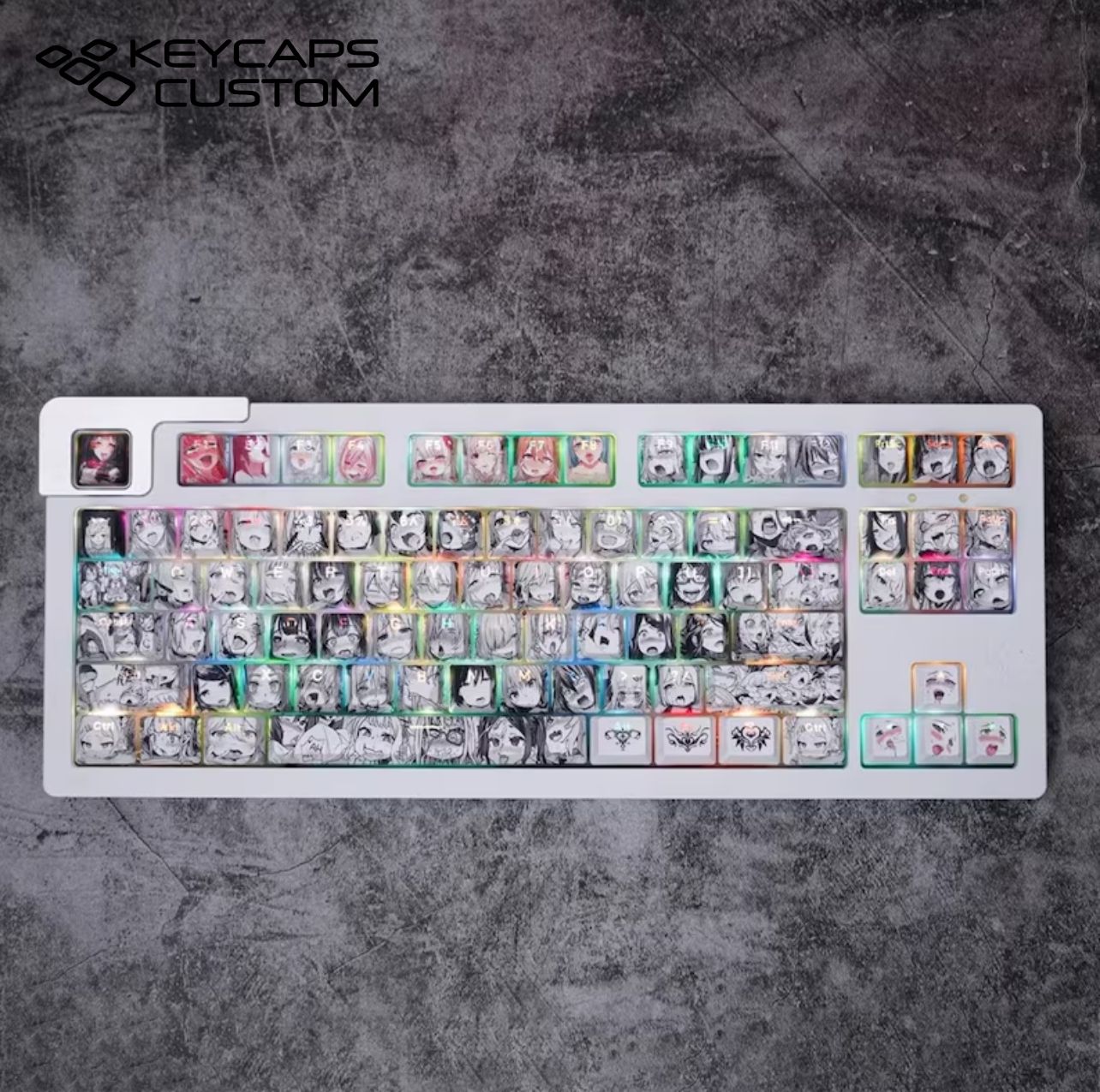 108PCS Anime CharactersKeycap Set,Anime Keycaps,Translucent Keycaps,OEM ...