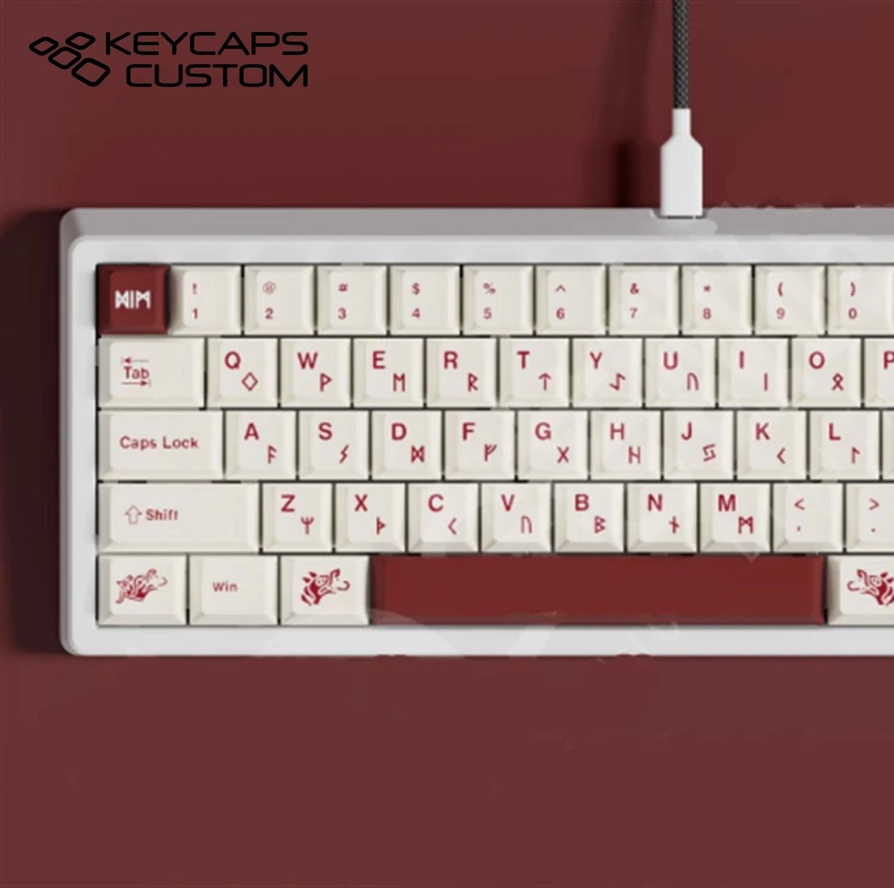 125pcs, Blood Sacrifice Theme Keycap Set, PBT Keycap, Cherry Profile ...