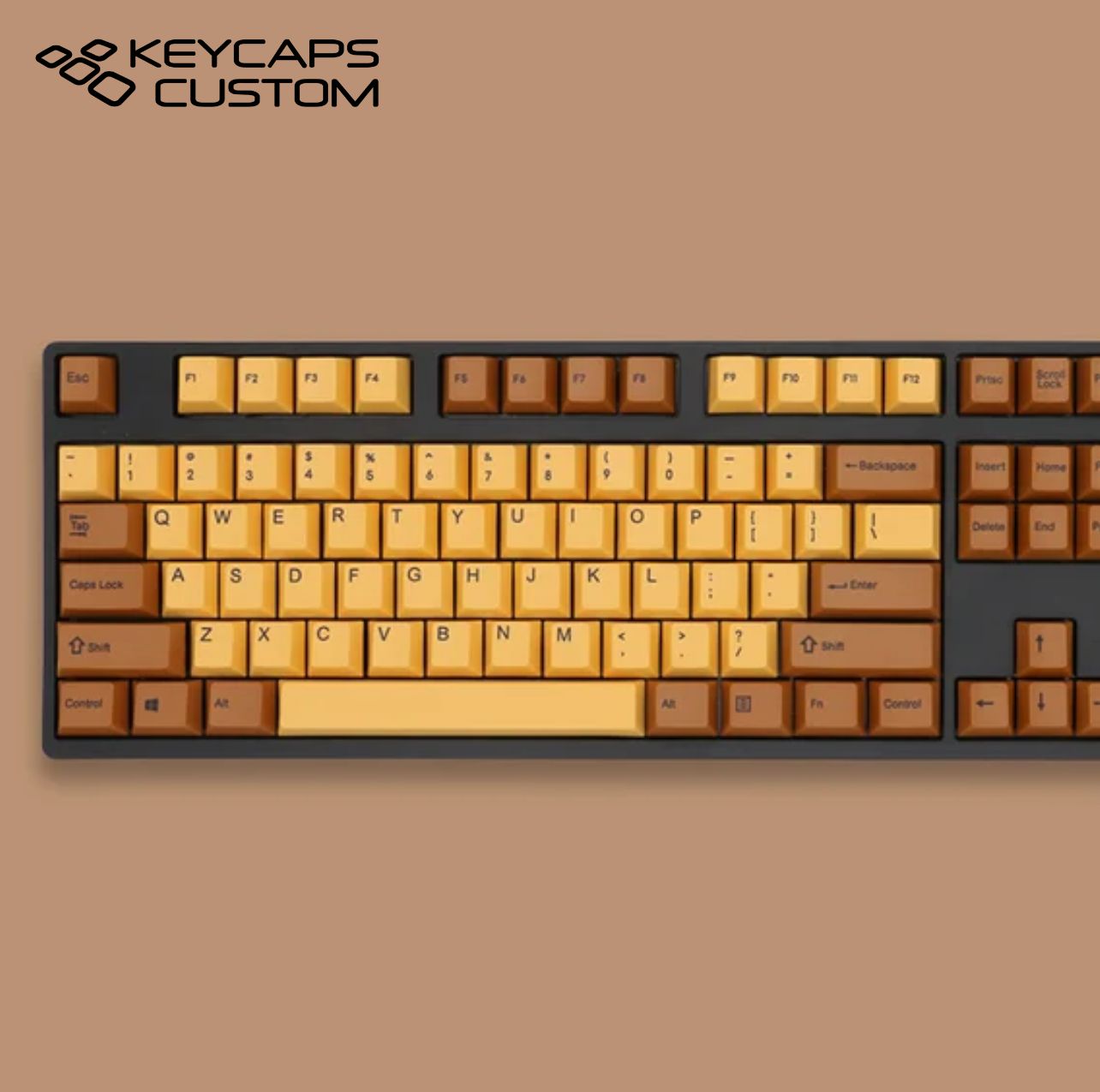 110pcs Cheese Chocolate Theme Keycap Set, Vintage Keycap Set, PBT ...