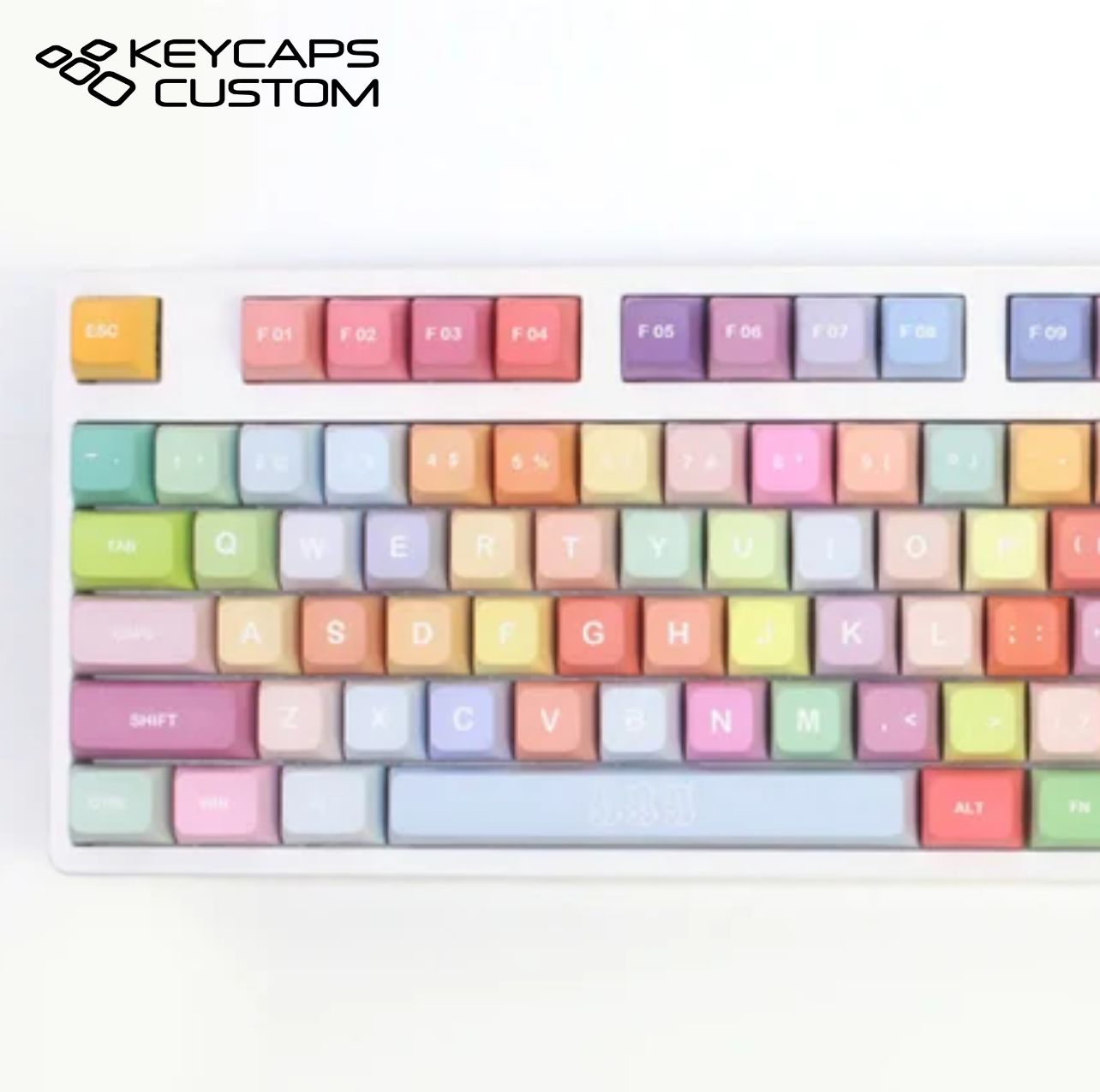 133pcs Kawaii Bear Soft Candy Keycap Set, PBT Keycap, XDA Keycaps, Cute ...