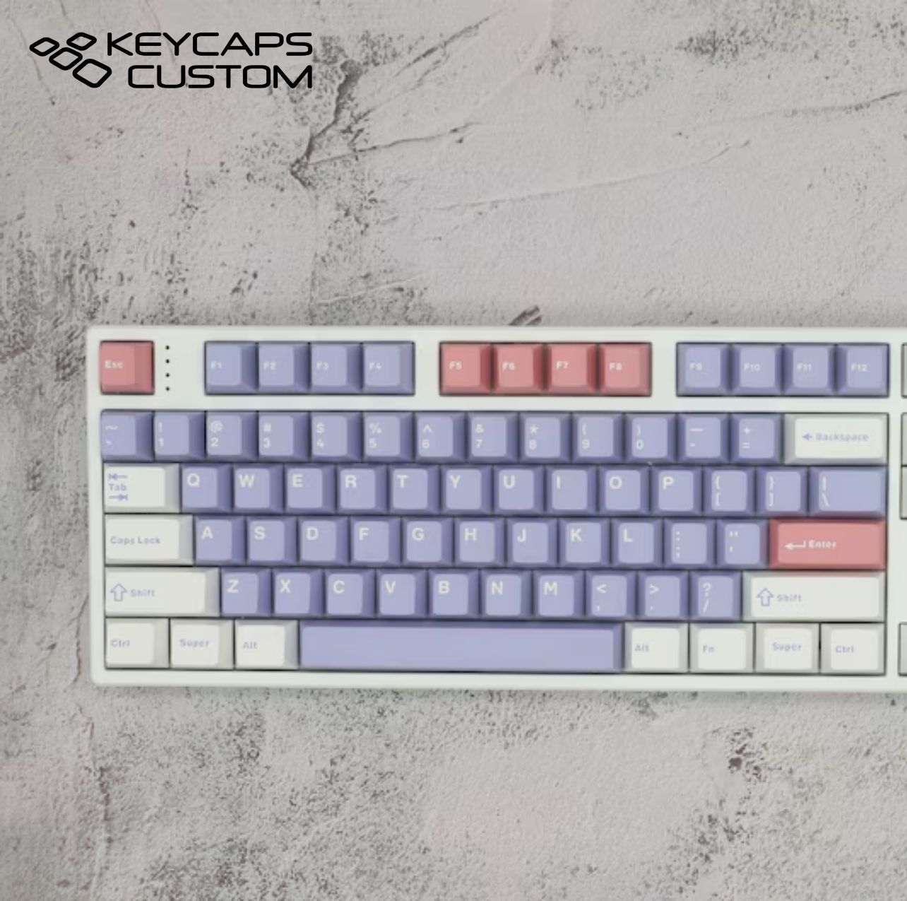 169pcs Lavender Theme Keycap Set, Purple Pink Girl Keycap, PBT Keycap ...