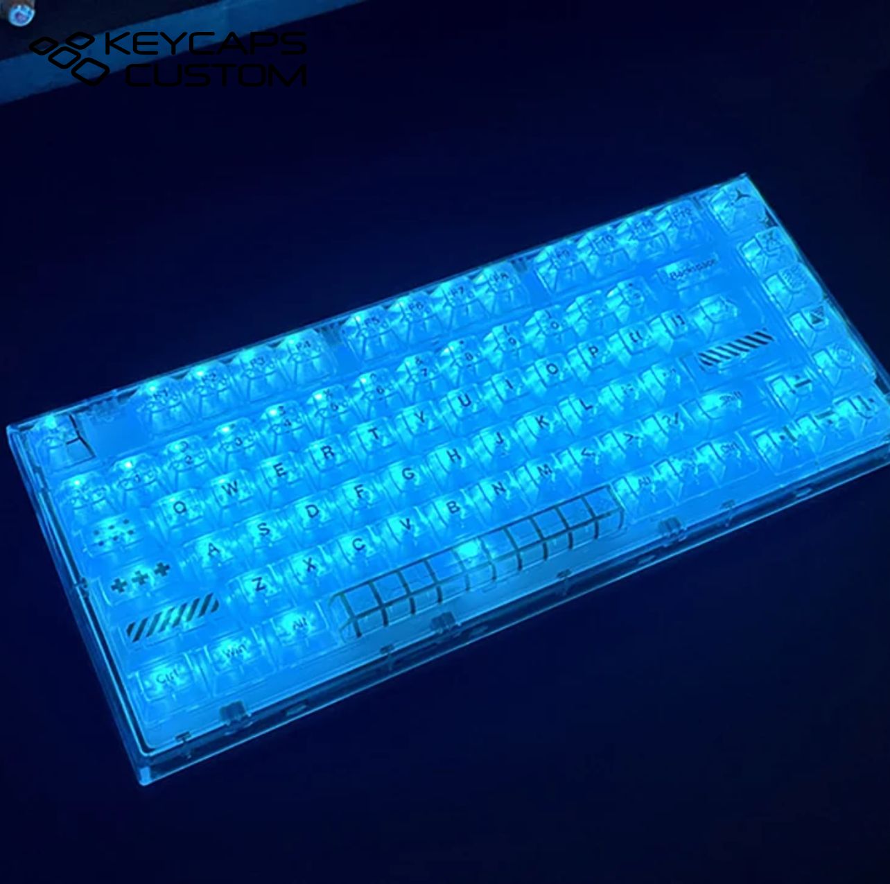 138PCS Transparent Theme Keycap, Simple Keycap Set, Mechanical Keyboard ...