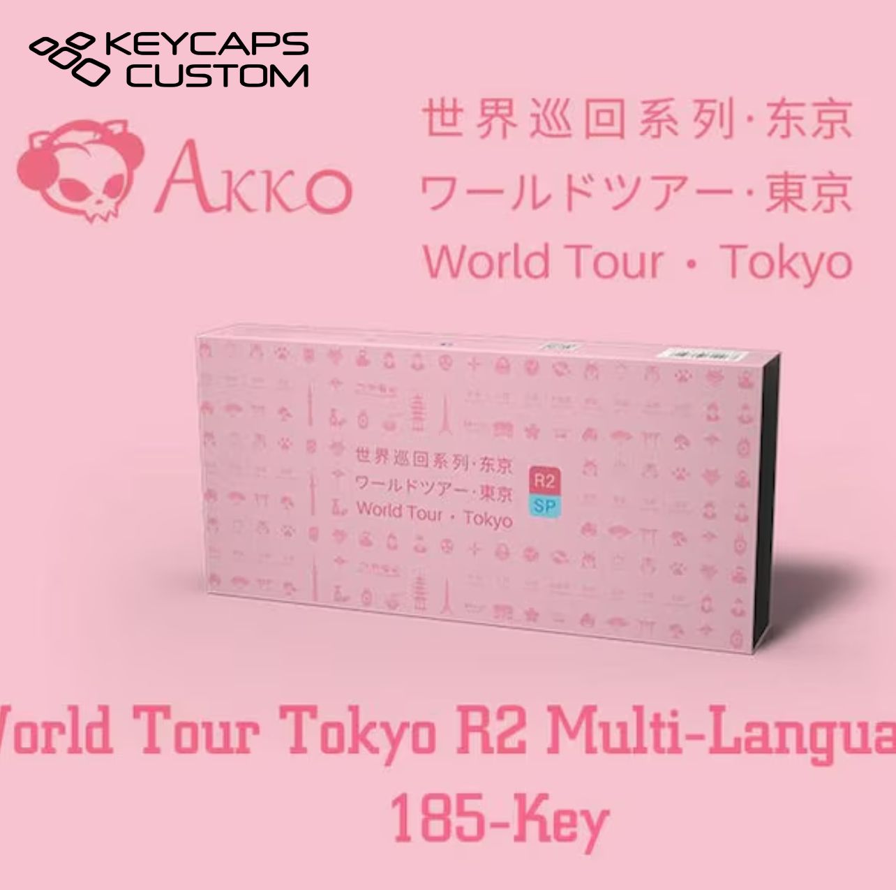 Akko World Tour Tokyo R2 Multi-Language SE Keycap