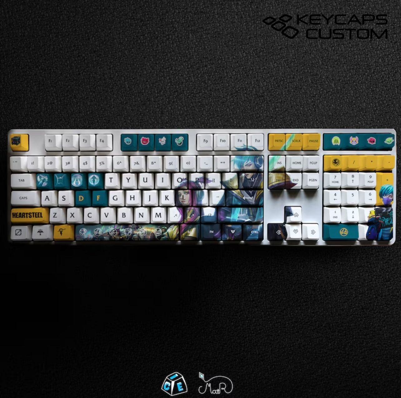 Aphelios - the Weapon of the Faithful Lol Series Keycap Set, 127 Keys ...