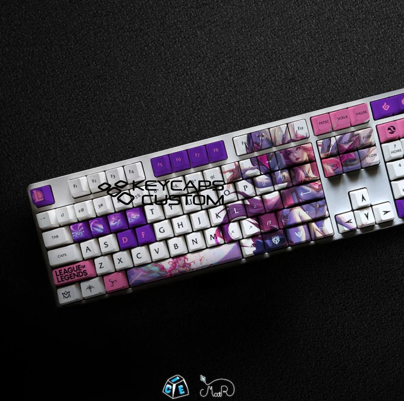 Kai'Sa - Daughter of the Void LOL Series Keycap Set, 112 Keys PBT For ...
