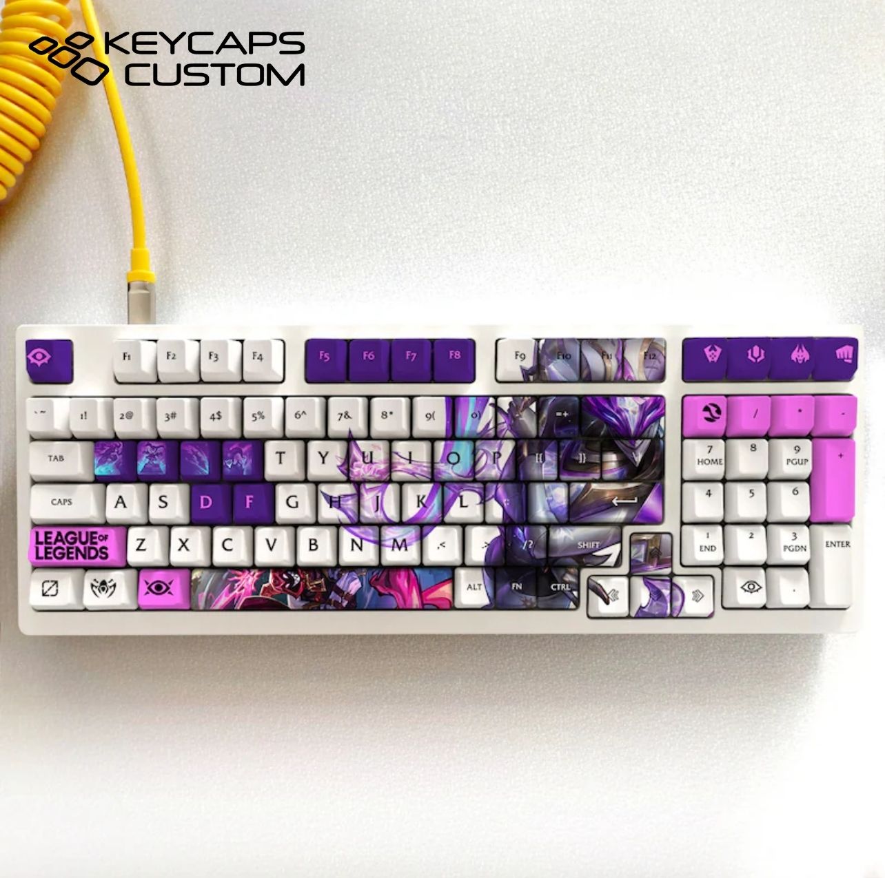 Shaco - The Demon Jester LOL Series Keycap Set, 127 Keys PBT For ...